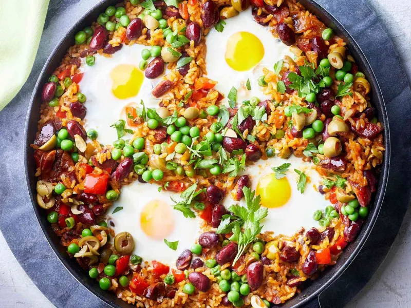 Breakfast Paella Recipe
