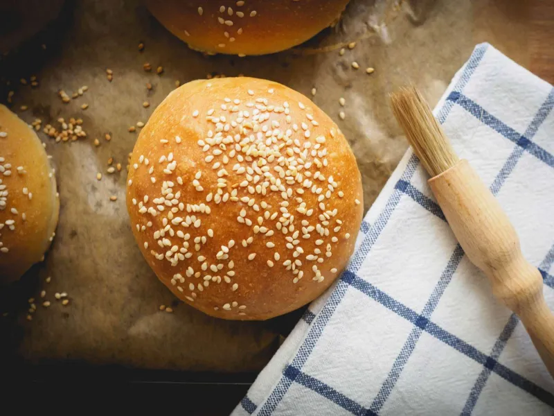 Baking Powder Hamburger Buns Recipe