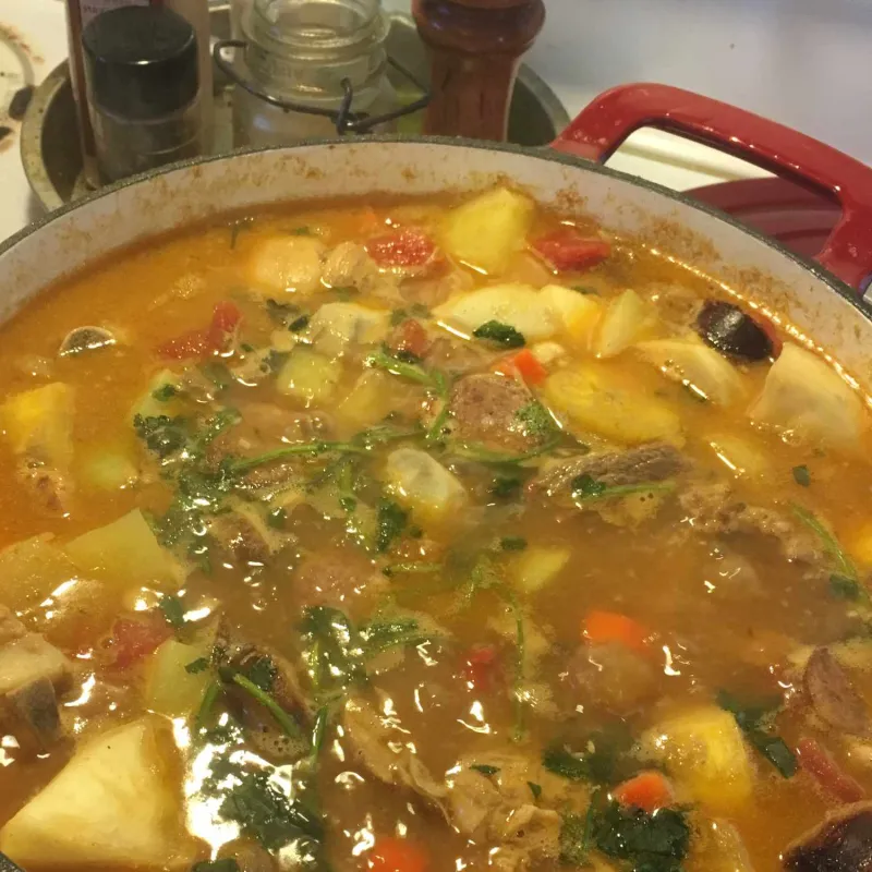 True Dominican Sancocho (Meat and Vegetable Stew) Recipe
