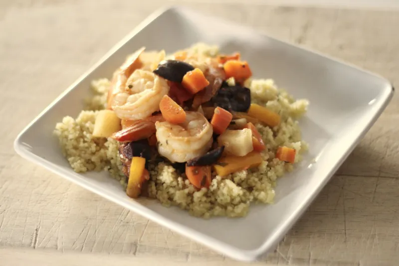 One-Pot Moroccan Shrimp Tagine Recipe