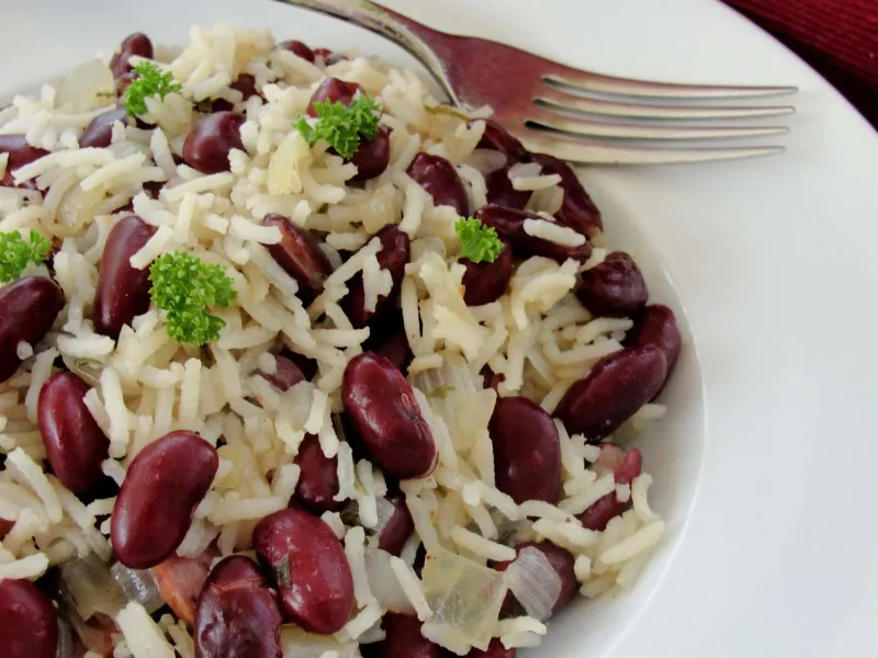 Rice & Beans (Haitian Style) Recipe