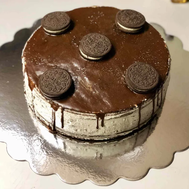 Chocolate-Covered OREO Cookie Cake Recipe