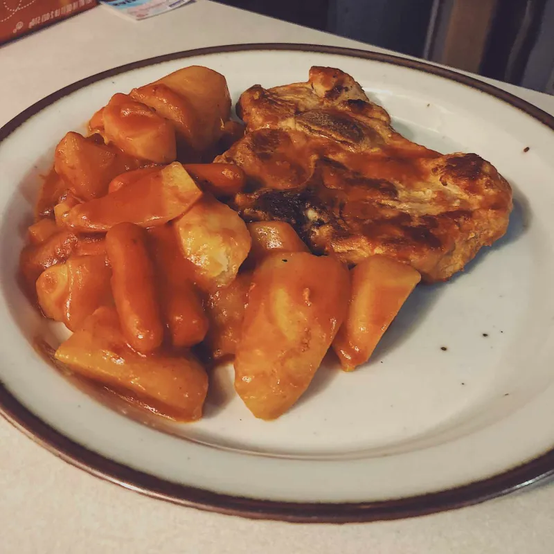 One Skillet Pork Supper Recipe