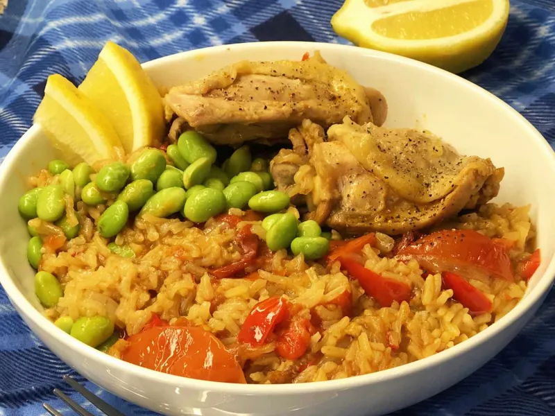 Instant Pot Spanish Chicken and Rice Recipe